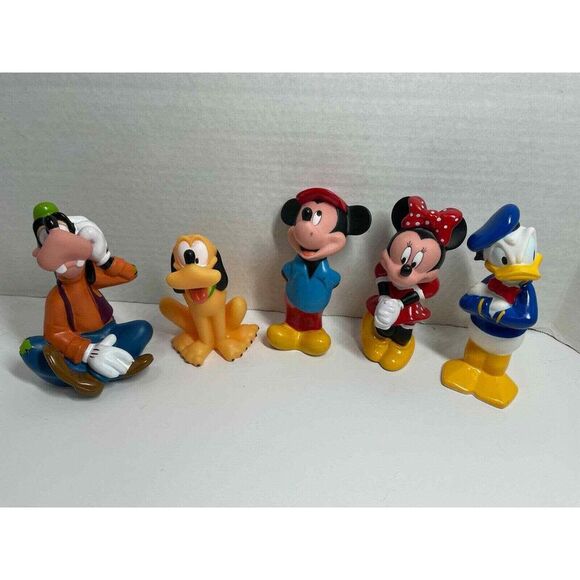 Disney | Toys | Disney Mickey Clubhouse Rubber Bath Pool Set Of Fab 5 ...